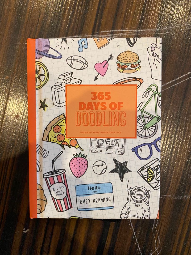 365 Days Of Doodling notebook, Hobbies & Toys, Stationary & Craft ...