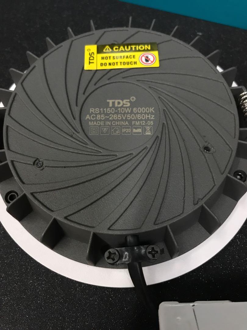 TDS浴室燈LED 天花燈 明流 470ml TDS AC85-265V Led Downlight 8W / 10W Down Light ...