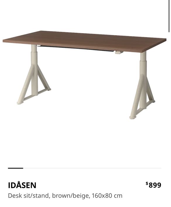 Adjustable Table Idasen Ikea, Furniture & Home Living, Furniture ...