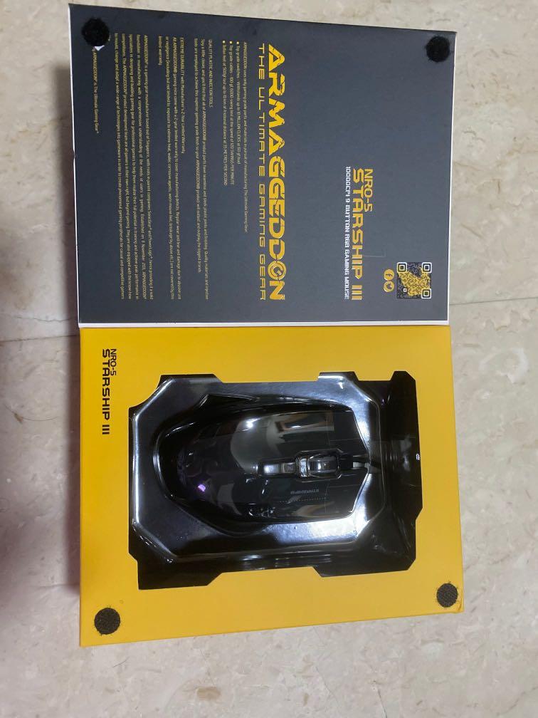 Armageddon RGB NRO-5 Starship III gaming mouse, Computers & Tech, Parts ...