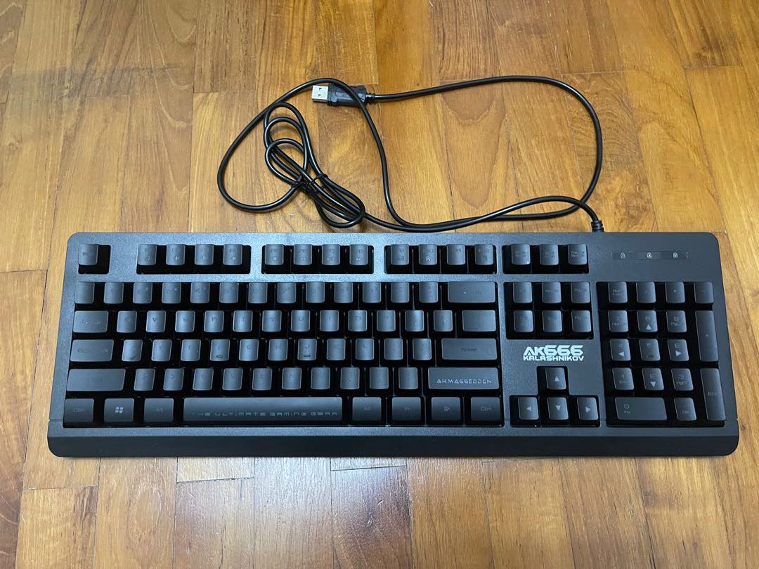 Armaggeddon AK666 Kalashnikov Gaming Keyboard , Computers & Tech, Parts ...