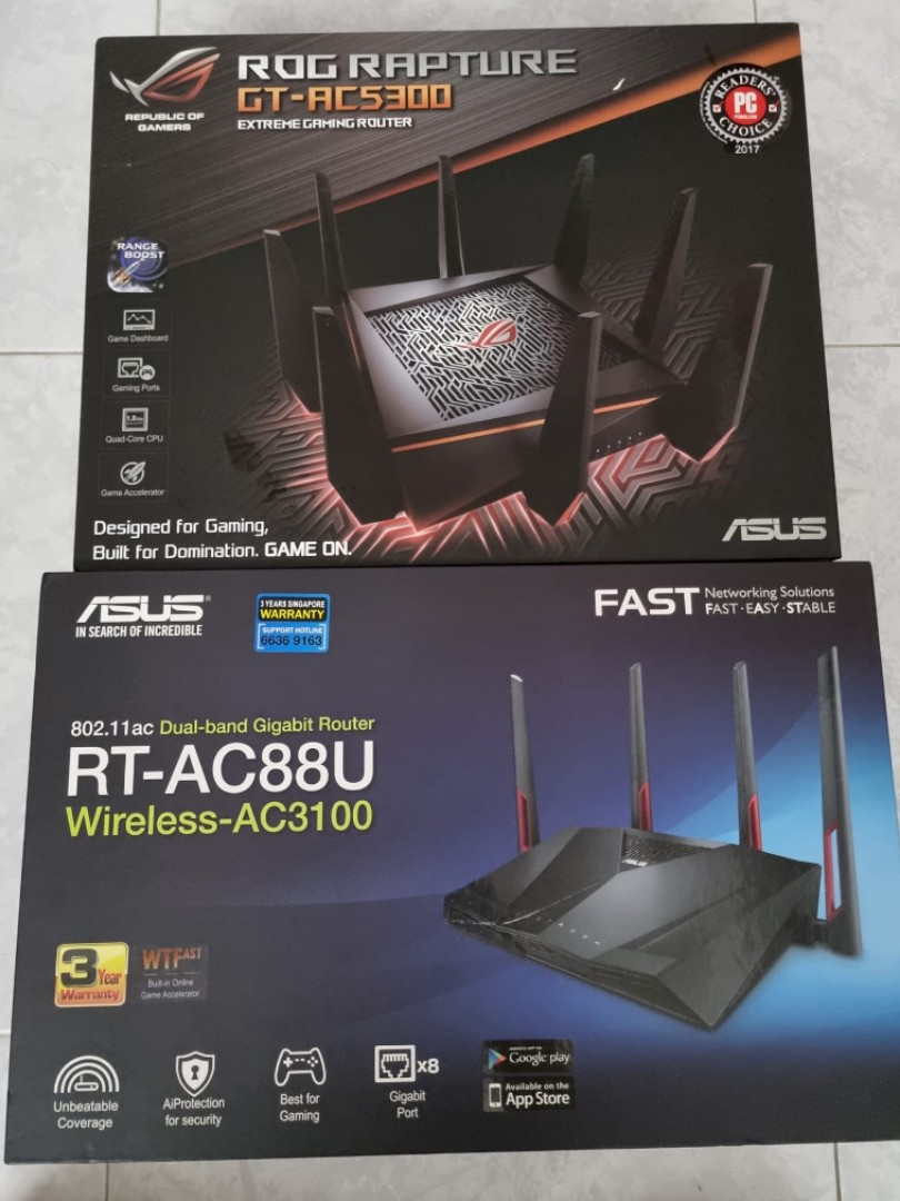 Asus GT AC5300 & AC88u (Aimesh)($250), Computers & Tech, Parts & Accessories, Networking on ...