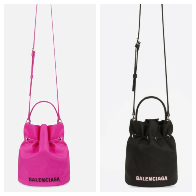 Balenciaga Wheel XS Drawstring Bucket Bag, Luxury, Bags & Wallets on ...