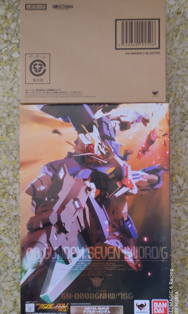 Bandai Metal Build OO GUNDAM SEVEN SWORD/G with GN SWORD II BLASTER ...