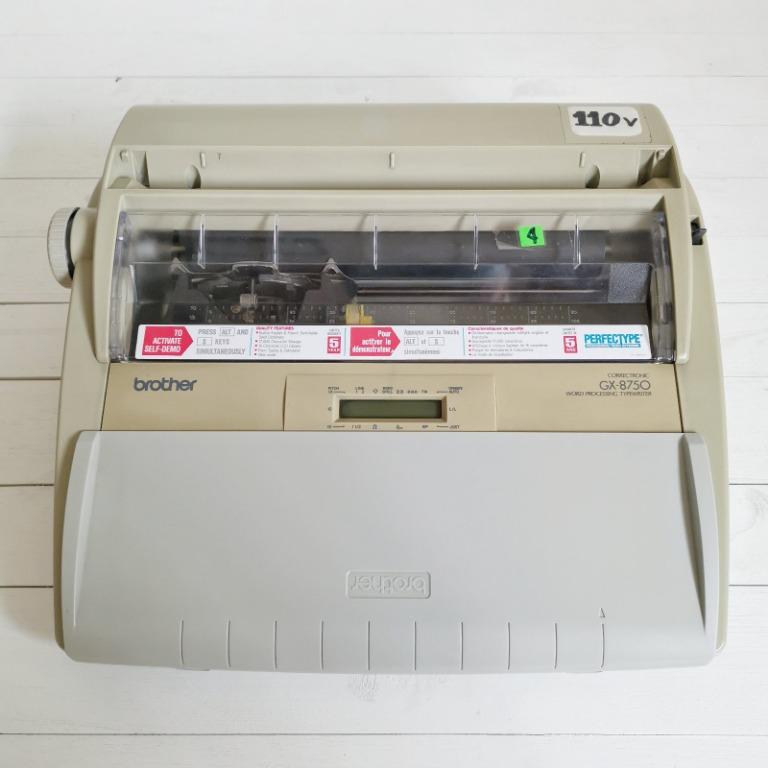 Brother GX-8750 Correctronic Electronic Typewriter, Computers & Tech ...