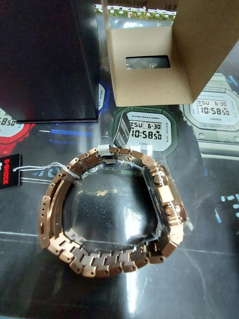 Casio G-Shock GMW-B5000 GD-4JR (玫瑰金日版）, 男裝, 手錶及配件, 手錶 - Carousell