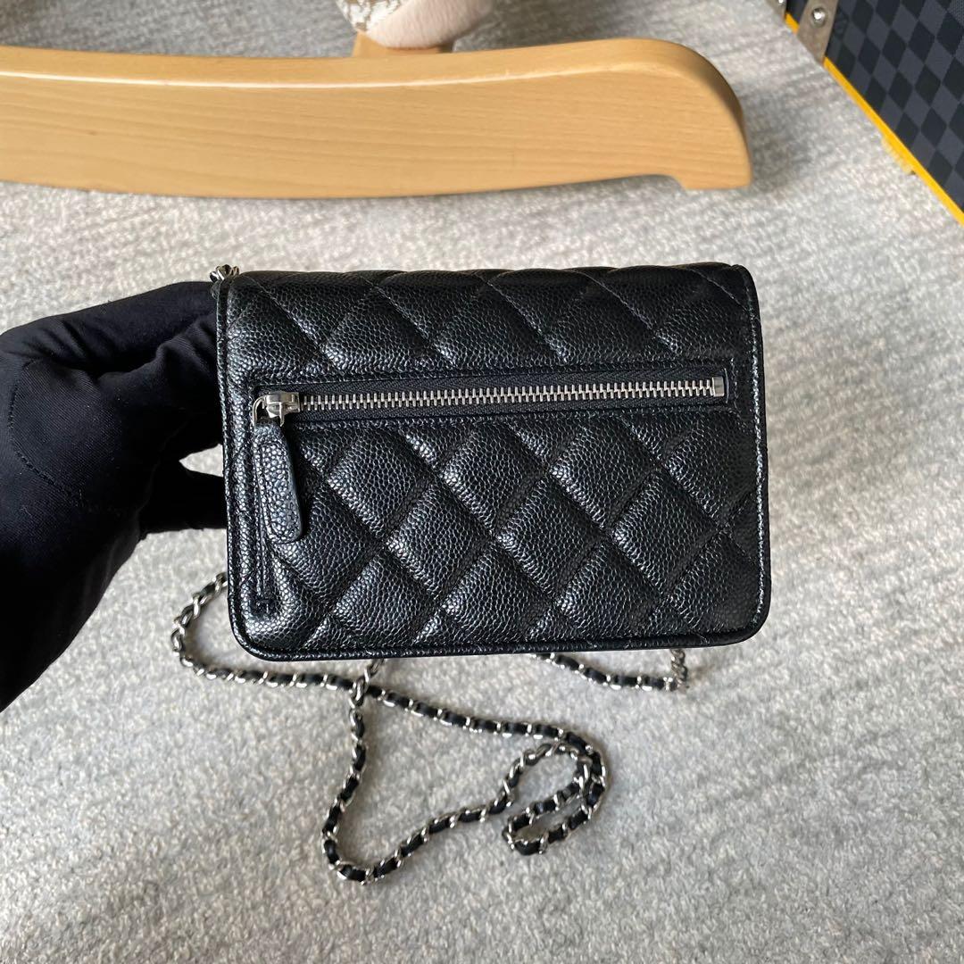Chanel Mini Wallet On Chain, Luxury, Bags & Wallets on Carousell