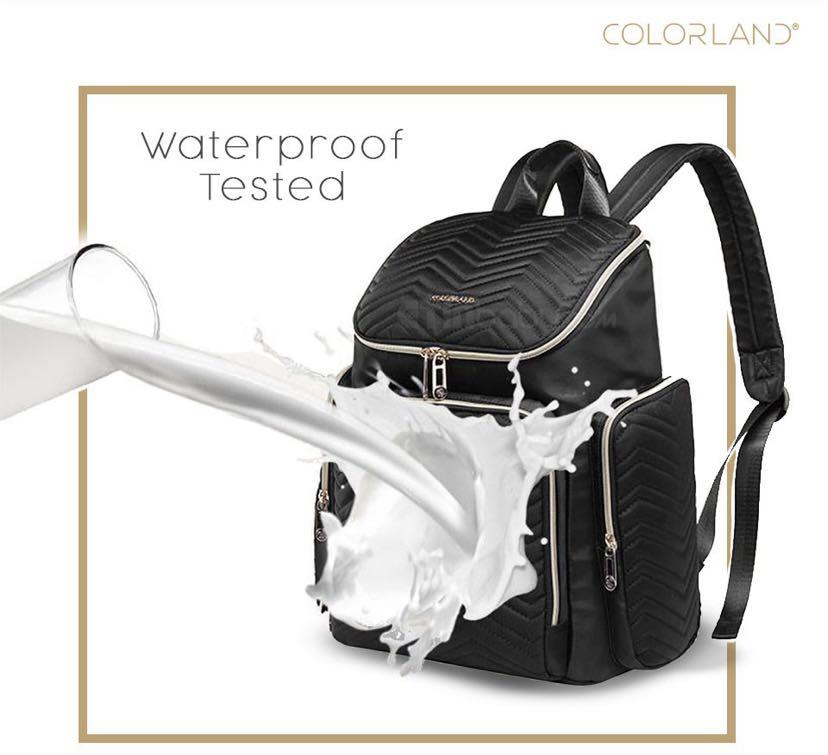 Colorland Georgia Baby Changing Backpack Diaper Bag Navy Blue, Babies ...