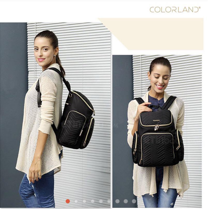 Colorland Georgia Baby Changing Backpack Diaper Bag Navy Blue, Babies ...