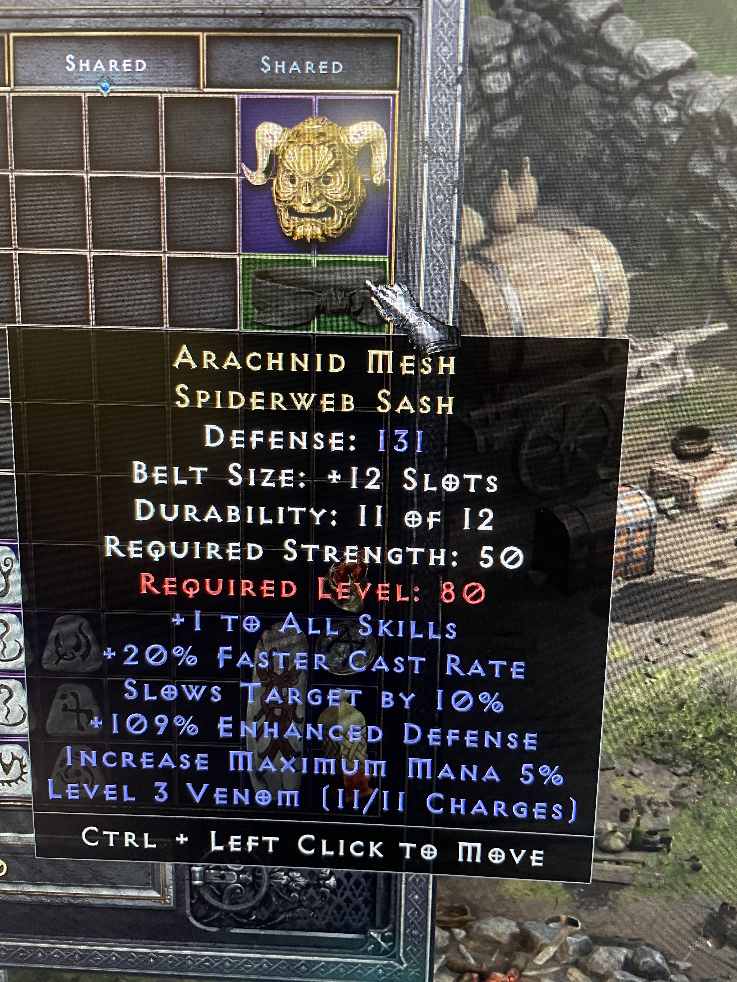 Diablo 2 Resurrected - Arachnid Mesh, Video Gaming, Gaming Accessories ...