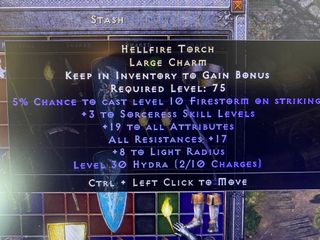 Sorceress Hellfire torch Diablo 2 Resurrected, Video Gaming, Gaming ...