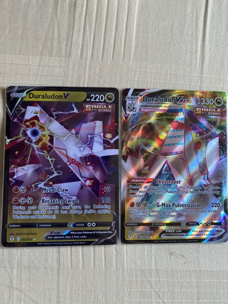 Duraludon V and Vmax set, Hobbies & Toys, Toys & Games on Carousell