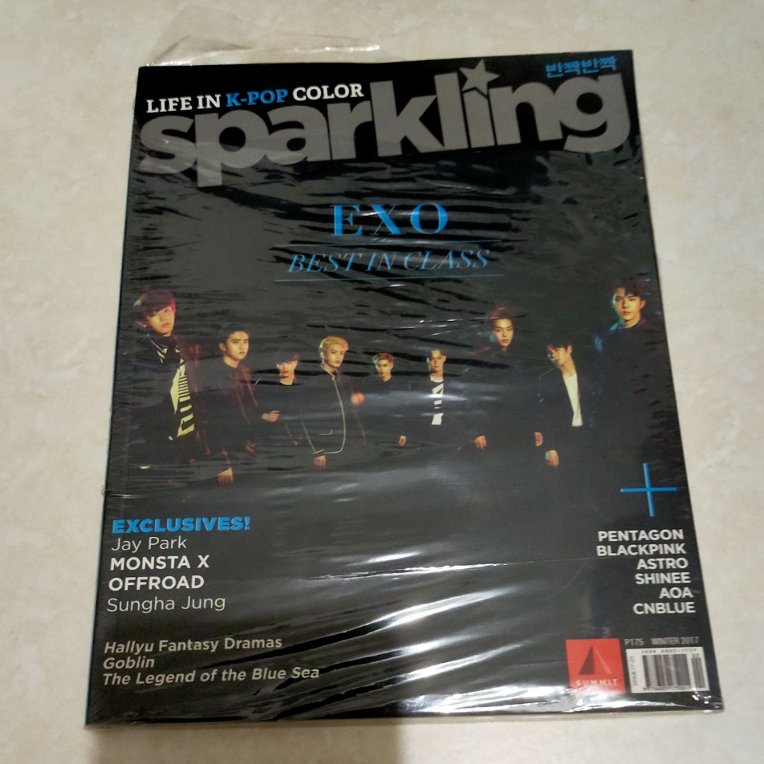 Exo Sparkling Magazine Winter 2017 Issue, Hobbies & Toys, Books ...