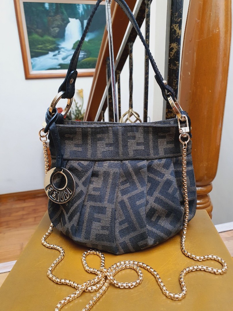 Fendi Zucca Mini Chef Vintage, Luxury, Bags & Wallets on Carousell