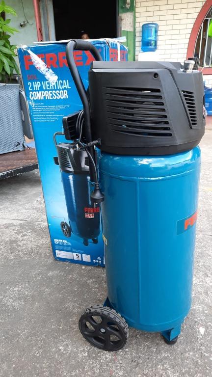 Ferrex Vertical Air Compressor 2HP - 50L, Commercial & Industrial ...
