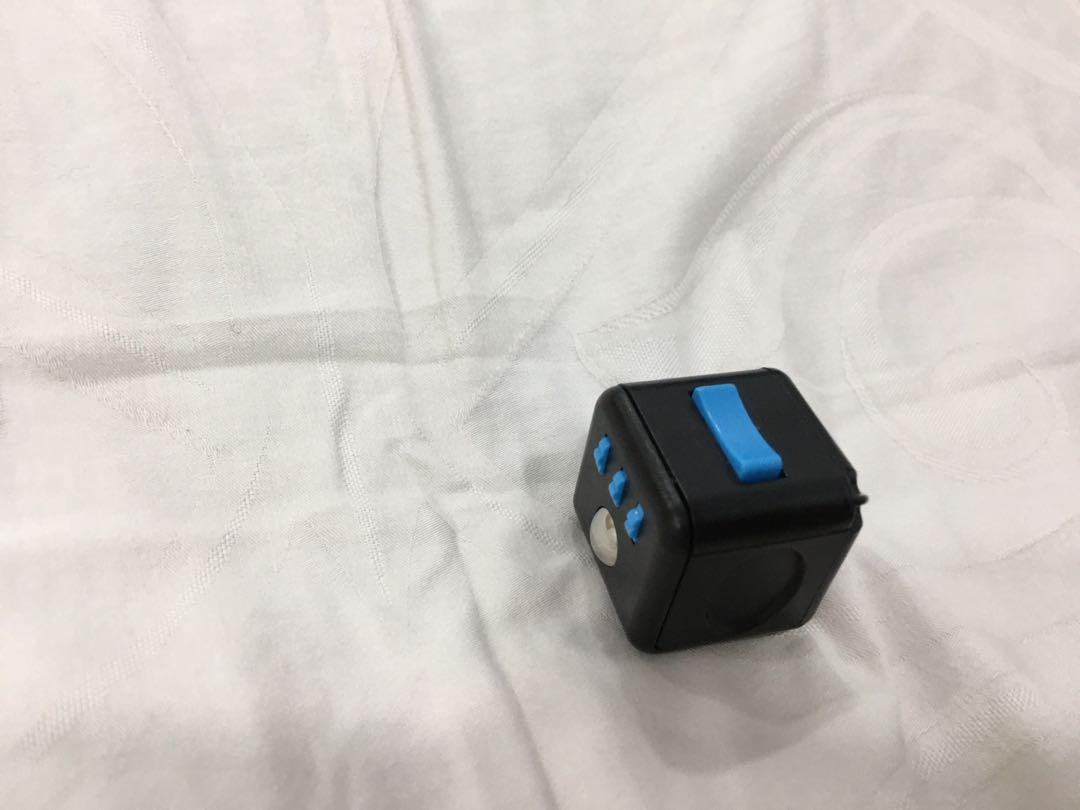 Fidget Cube(Blue-Black), Hobbies & Toys, Toys & Games on Carousell
