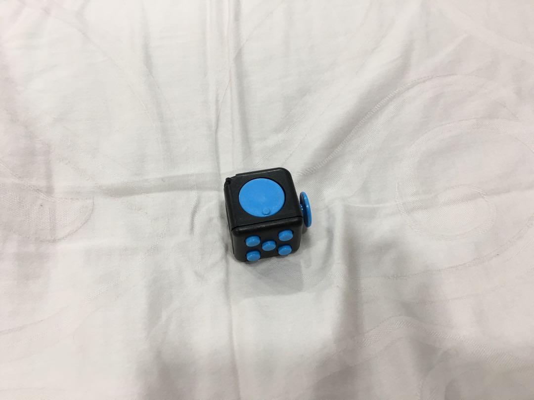 Fidget Cube(Blue-Black), Hobbies & Toys, Toys & Games on Carousell