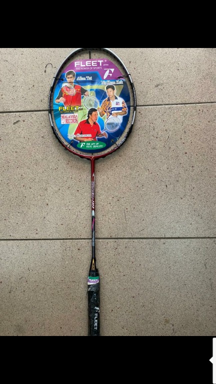FLEET Badminton Racket, Sports Equipment, Sports & Games, Racket & Ball ...