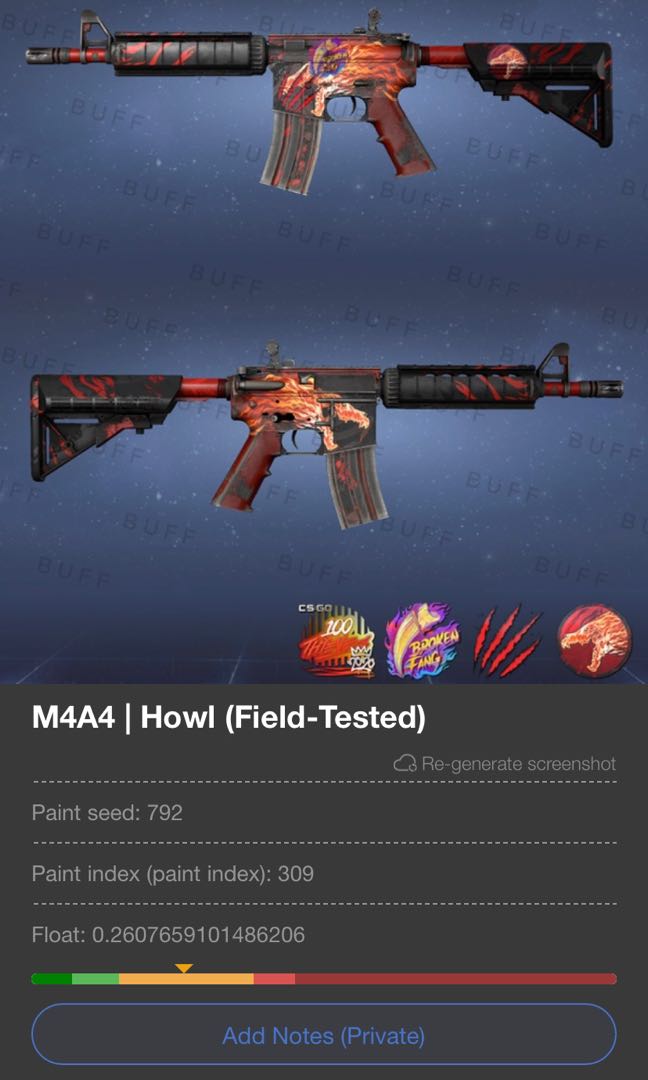 FT M4A4 Howl, Video Gaming, Gaming Accessories, In-Game Products on ...