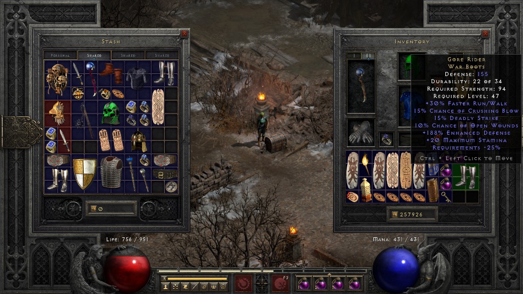 Goreriders War Boots: Diablo 2 Resurrected, Video Gaming, Gaming ...