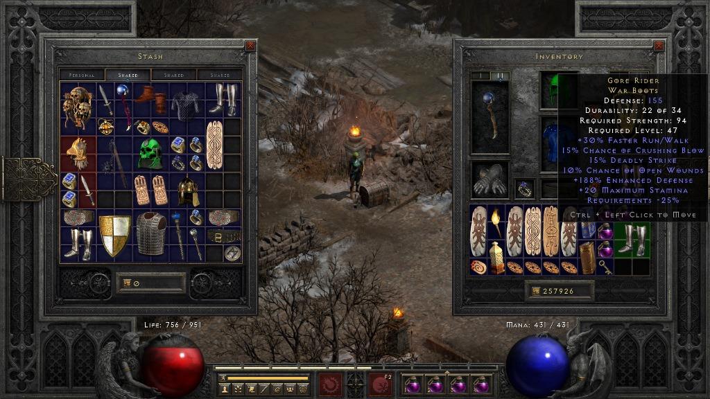 Goreriders War Boots: Diablo 2 Resurrected, Video Gaming, Gaming ...