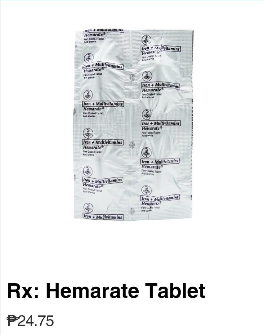 Hemarate Multivitamins, Health & Nutrition, Medical Supplies & Tools on ...