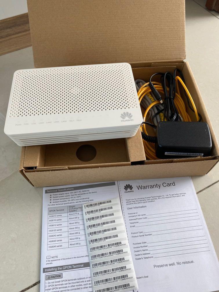 Huawei optical network terminal, Computers & Tech, Parts & Accessories ...