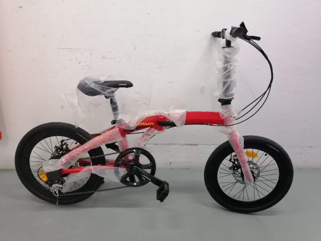JAVA ZELO V2 FOLDING/FOLDABLE BICYCLES 20" WHEELSET SHIMANO GROUPSET 7 ...