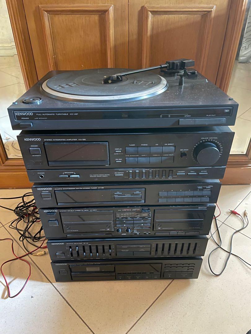 Kenwood vintage turntable amplifier tape deck equaliser cd changer ...