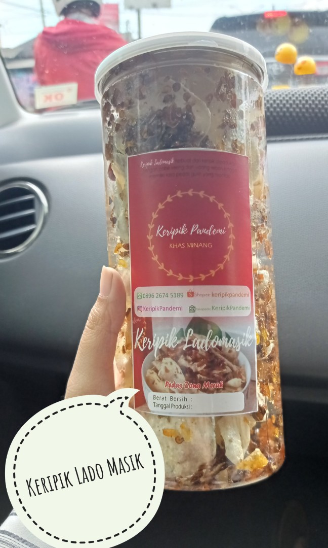 Keripik singkong lado masik khas minang, Makanan & Minuman, Snek di ...