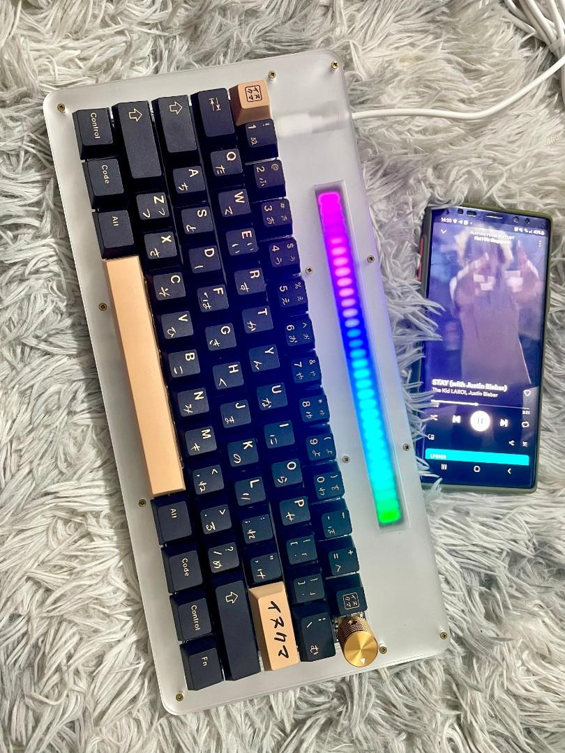 [Keycap] Inukuma Themed Black / Gold Japanese Hiragana Roots PBT themed ...