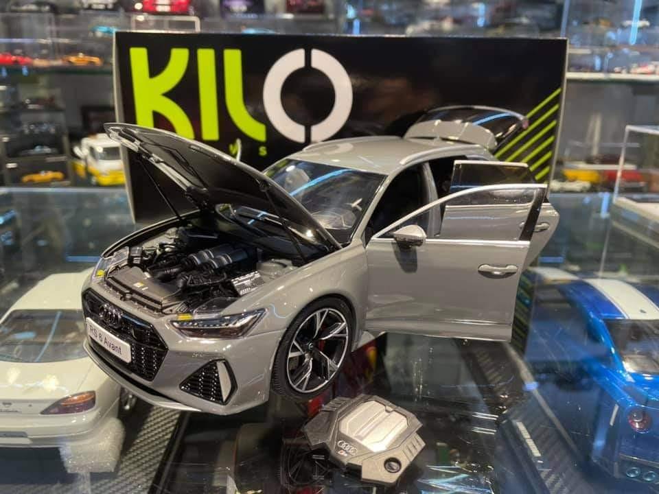 KiloWorks 1:18 Audi RS6 Avant C8 Diecast Full Open, Hobbies & Toys, Toys & Games on Carousell