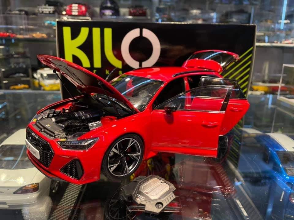 KiloWorks 1:18 Audi RS6 Avant C8 Diecast Full Open, Hobbies & Toys, Toys & Games on Carousell