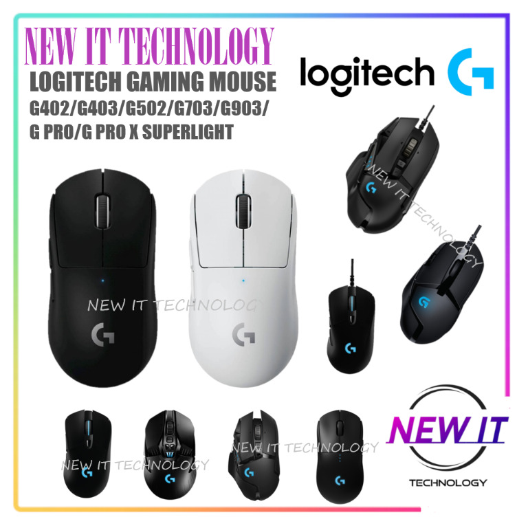 LOGITECH G402 HYPERION FURY|G403 HERO|G502|G502 X|G703 LIGHTSPEED|G903 ...
