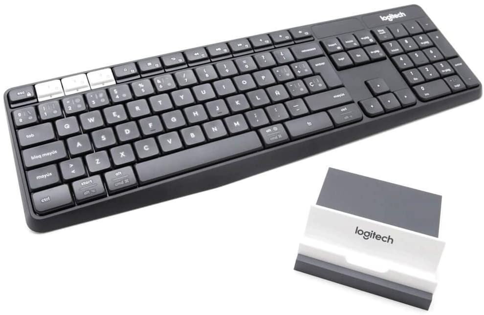 LOGITECH K375S MULTI-DEVICE WIRELESS KEYBOARD AND STAND COMBO ...