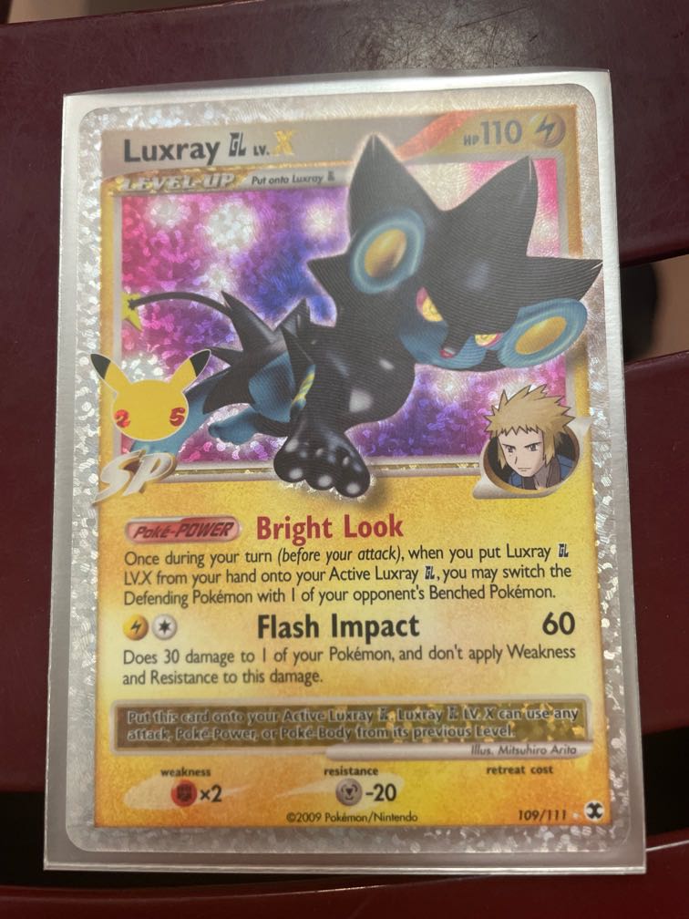 Luxray lv X pokemon celebrations 25th anniversary, Hobbies & Toys, Toys ...
