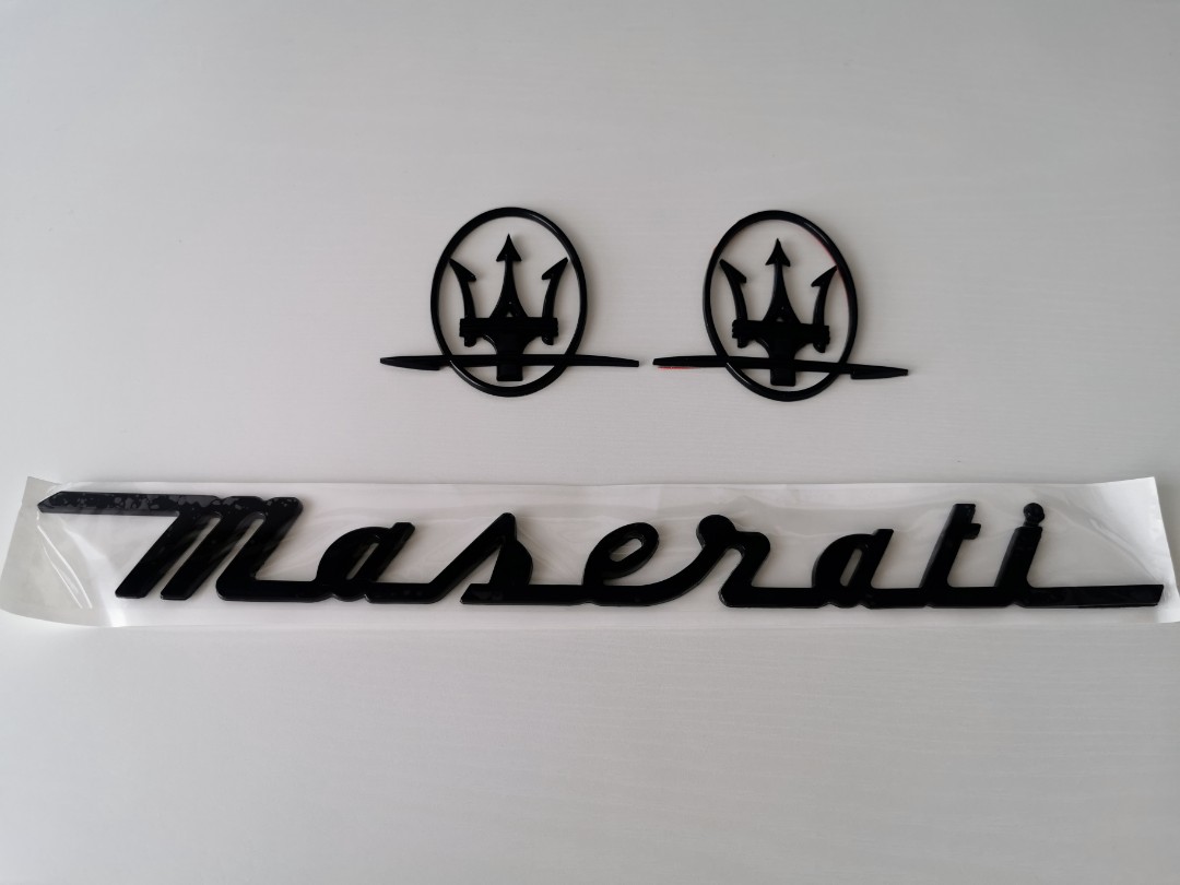 Maserati Logo, Car Accessories, Accessories on Carousell