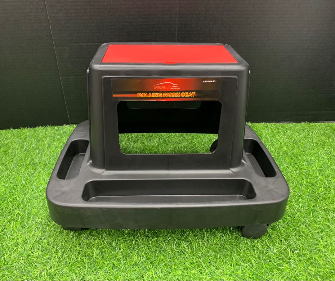 Winmax Mechanic Rolling Work Seat, Mechanic Seat with Wheels. Rolling ...