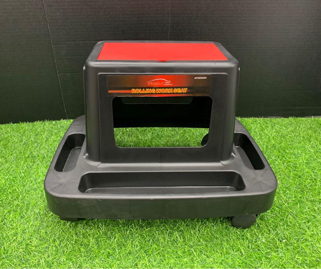 Winmax Mechanic Rolling Work Seat, Mechanic Seat with Wheels. Rolling ...