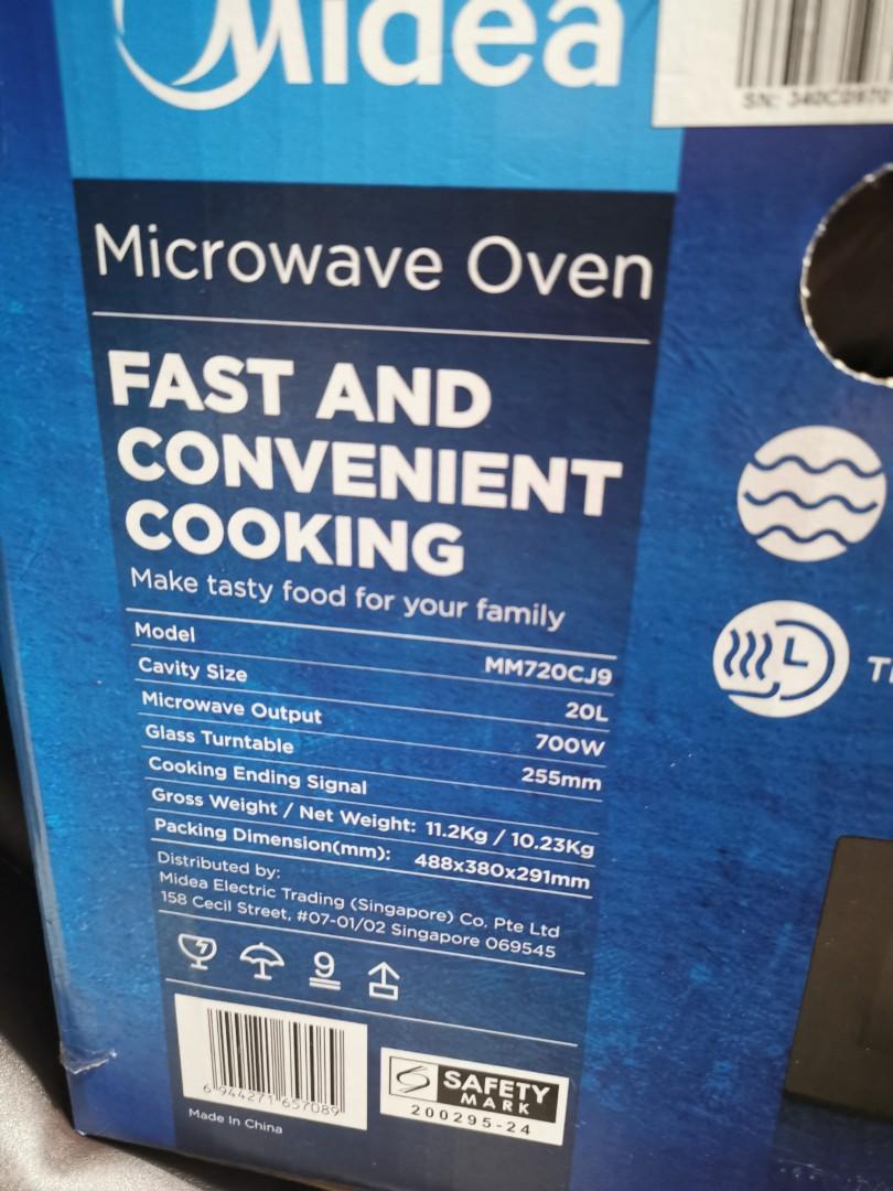 Mideon microwave oven, TV & Home Appliances, Kitchen Appliances, Ovens ...