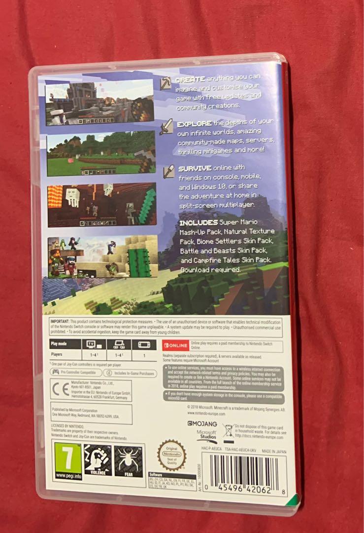Minecraft for Nintendo Switch, Video Gaming, Video Games, Nintendo on ...