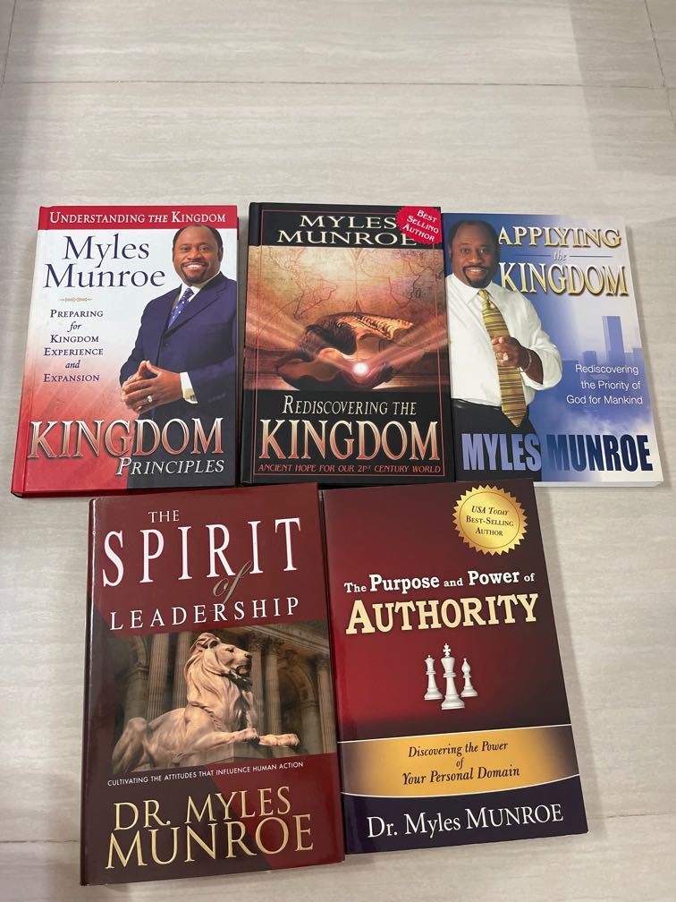 Christian books , Myles Munroe Books ( Brand New to Like New ), Hobbies ...