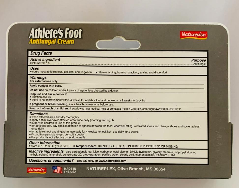 Natureplex Antifungal Clotrimazol Cream, Health & Nutrition, Medical ...