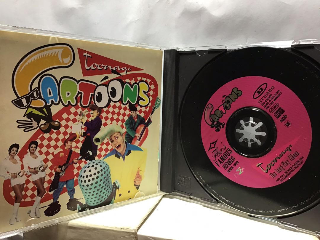 ORIGINAL PRESS Toonage Cartoons OOP CD Anubis Pop, Hobbies & Toys ...