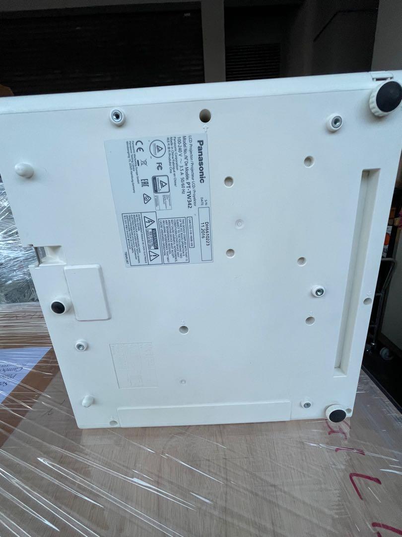 Panasonic short throw LCD TW342 WXGA projector , TV & Home Appliances, TV & Entertainment ...