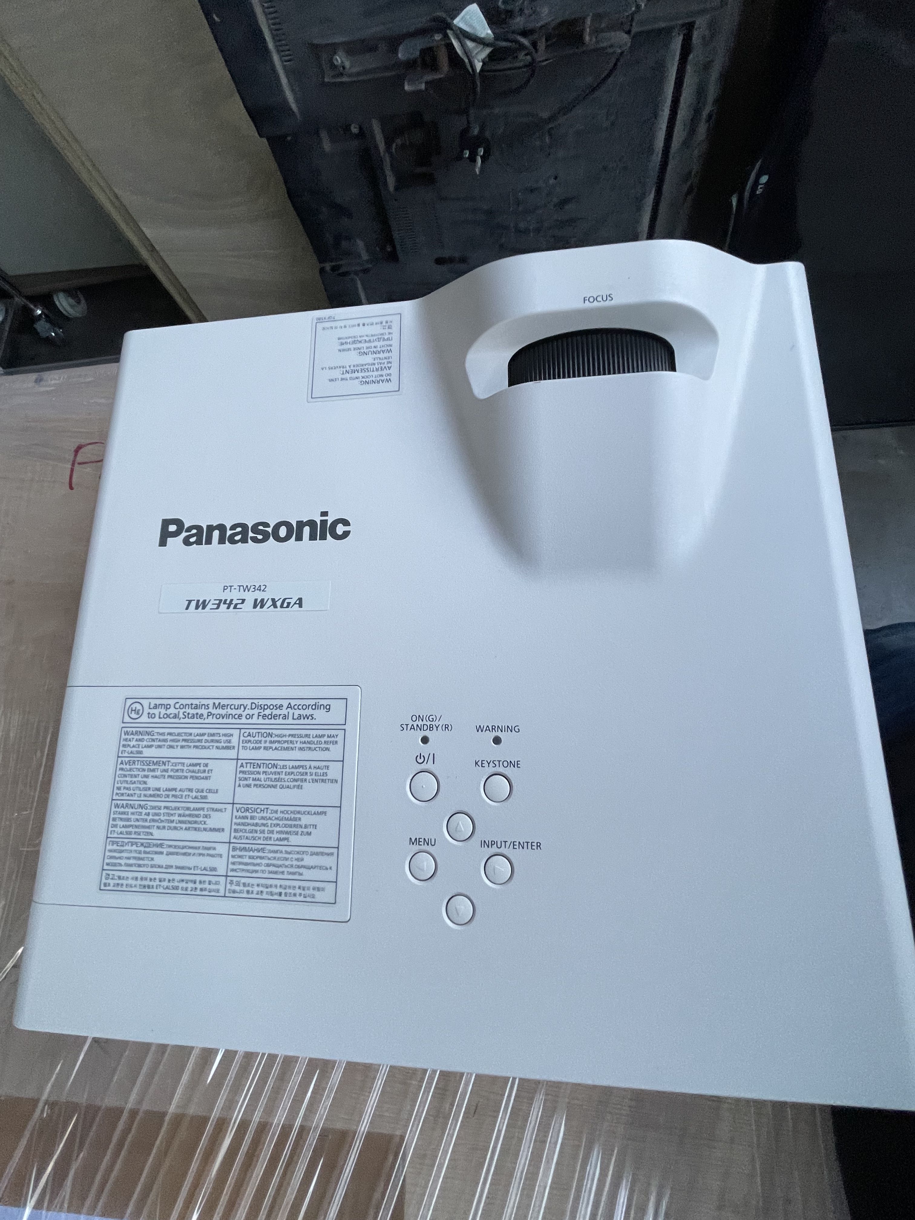 Panasonic short throw LCD TW342 WXGA projector , TV & Home Appliances, TV & Entertainment ...