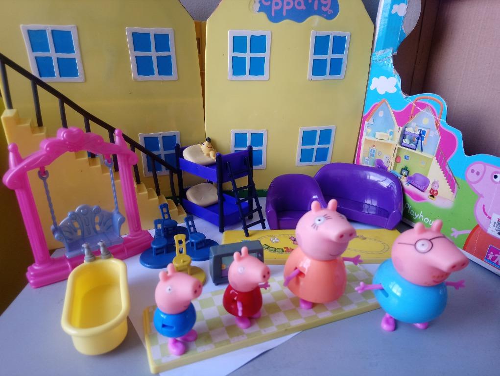 Peppa Pig Playhouse Set, Hobbies & Toys, Toys & Games on Carousell