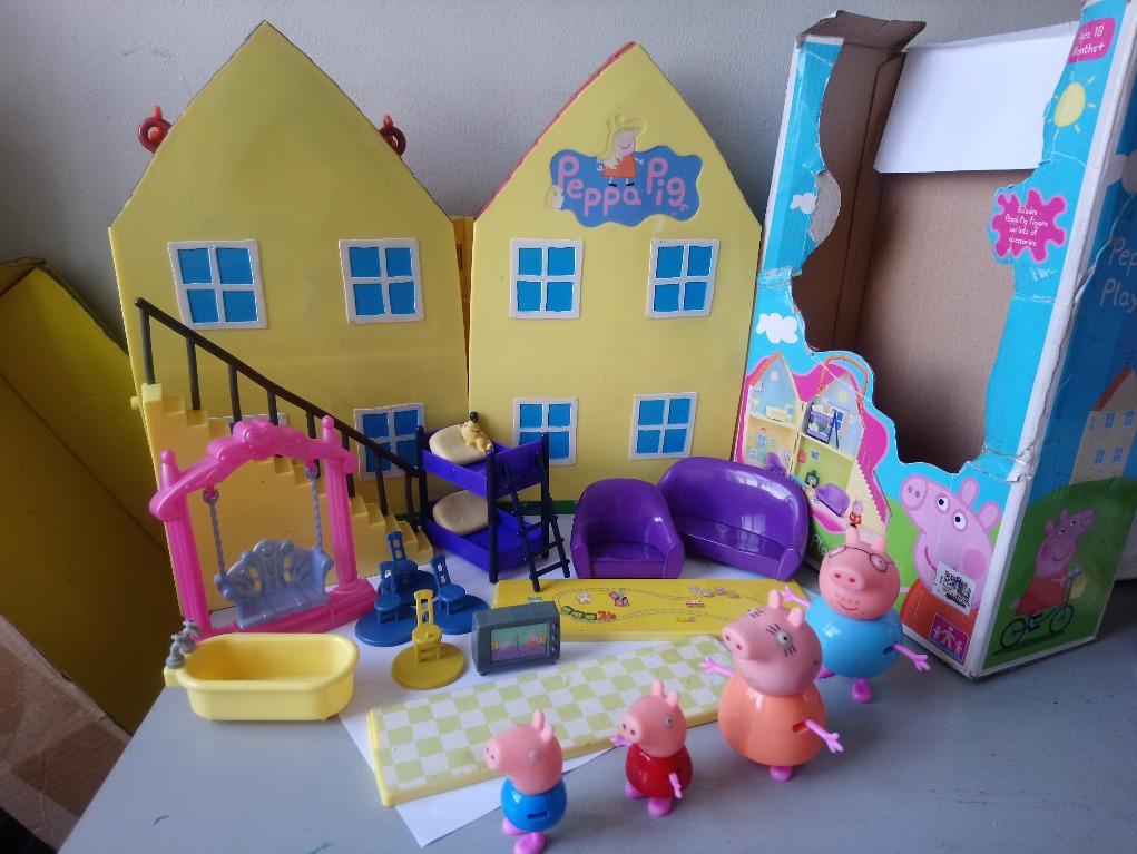 Peppa Pig Playhouse Set, Hobbies & Toys, Toys & Games on Carousell