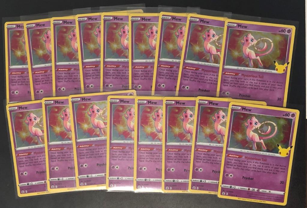 Pokemon 25th Celebrations Mew Holo, Hobbies & Toys, Toys & Games on ...