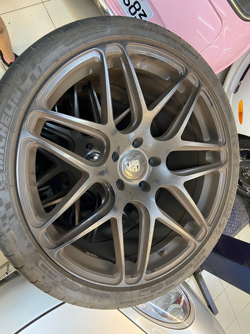 PORSCHE 22吋鋁圈, 汽機車零配件在旋轉拍賣